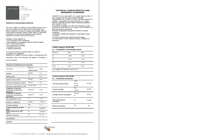 zintek® - Metal Cladding Systems