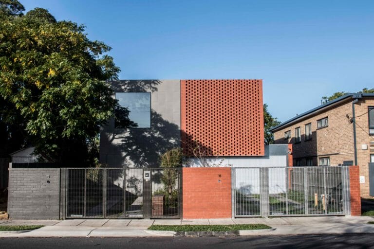 Clarence Houses featuring Flatlock by Metal Cladding Systems