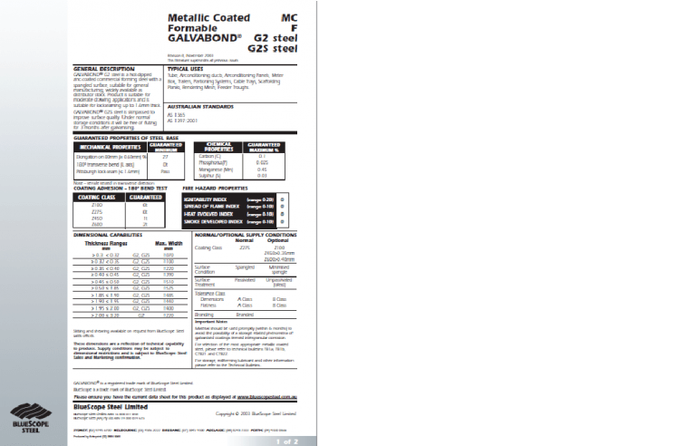 GALVABOND® - Metal Cladding Systems